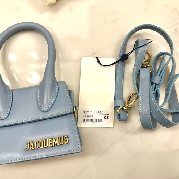 Jacquemus | Bags | Jacquemus Light Blue Mini Bag | Poshmark